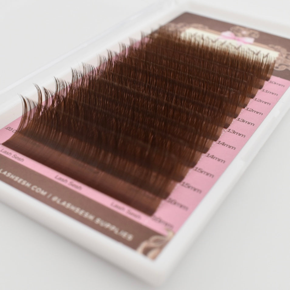 Medium Brown Mixed Trays – Lash Sesh Supplies
